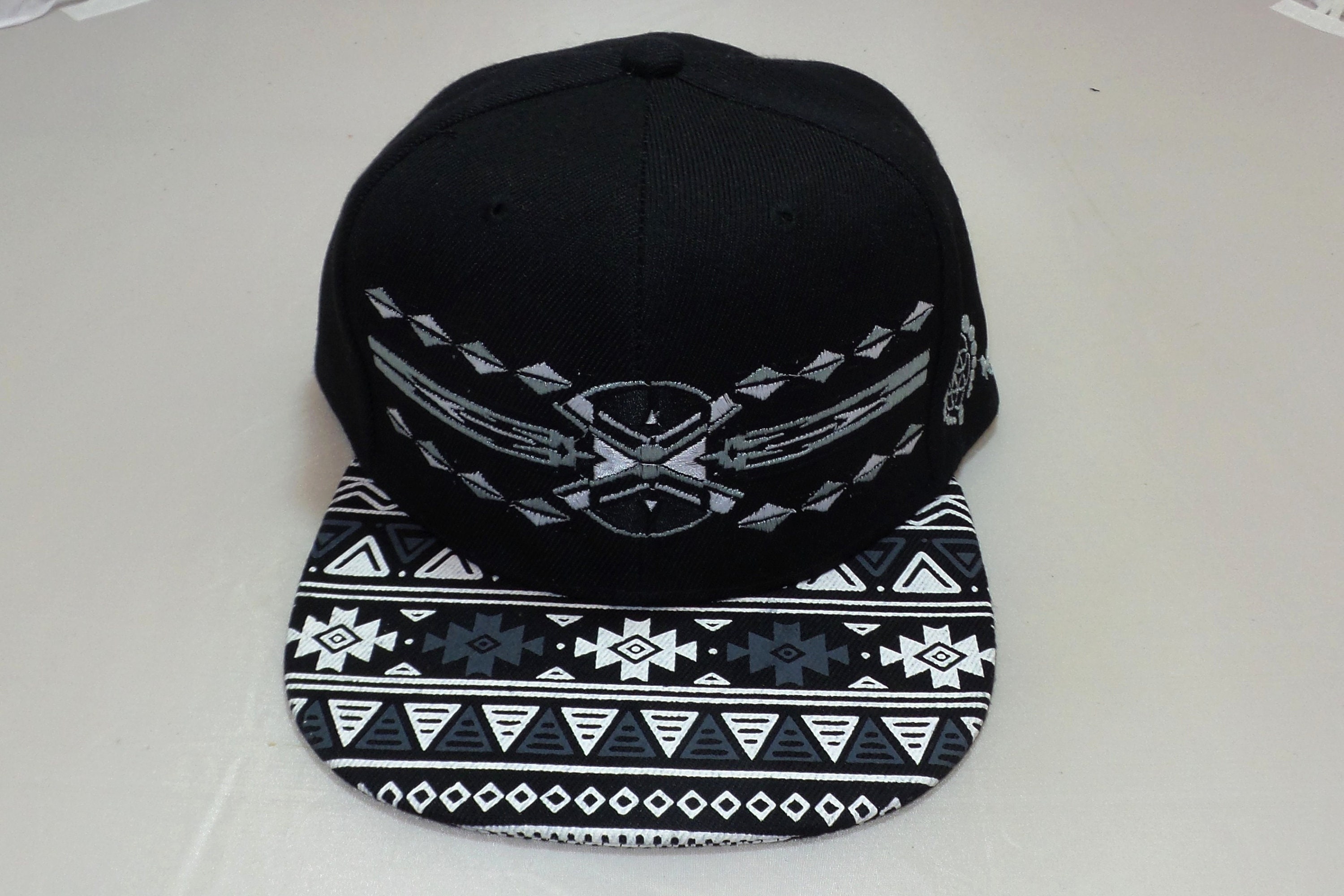 Snapback Flat-Brim Hat - Native (One-Of-A-Kind)