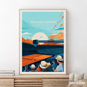 Roland-garros Print - the French Open, Roland-garros Artwork, Roland ...