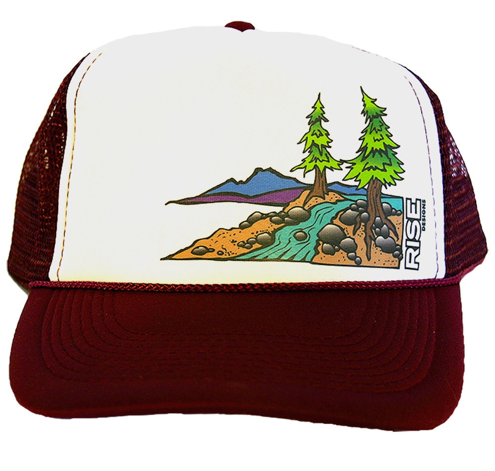 Truckee River Trucker Hat - Etsy