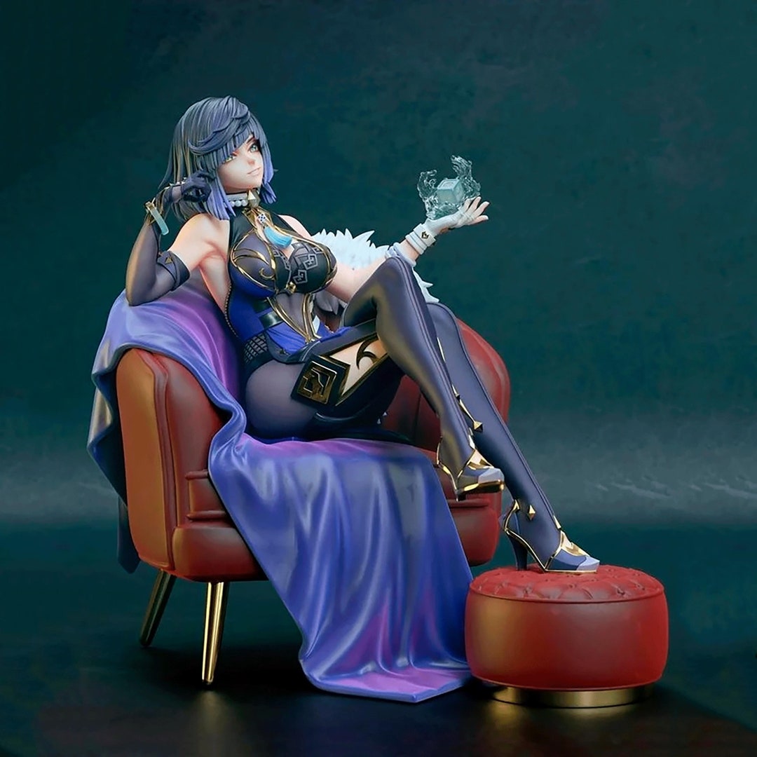 Yelan From Genshin Impact STL File 3D Model STL for Printing - Etsy