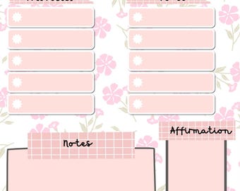 Pink to Do List Printable - Etsy