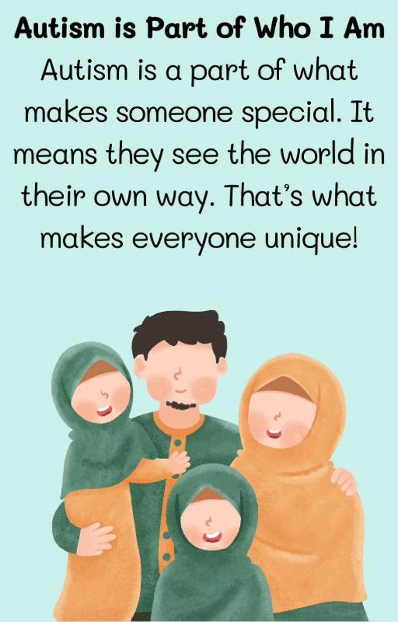What is Autism? – A Social Story for Kids-printable-dyslexia Friendly ...