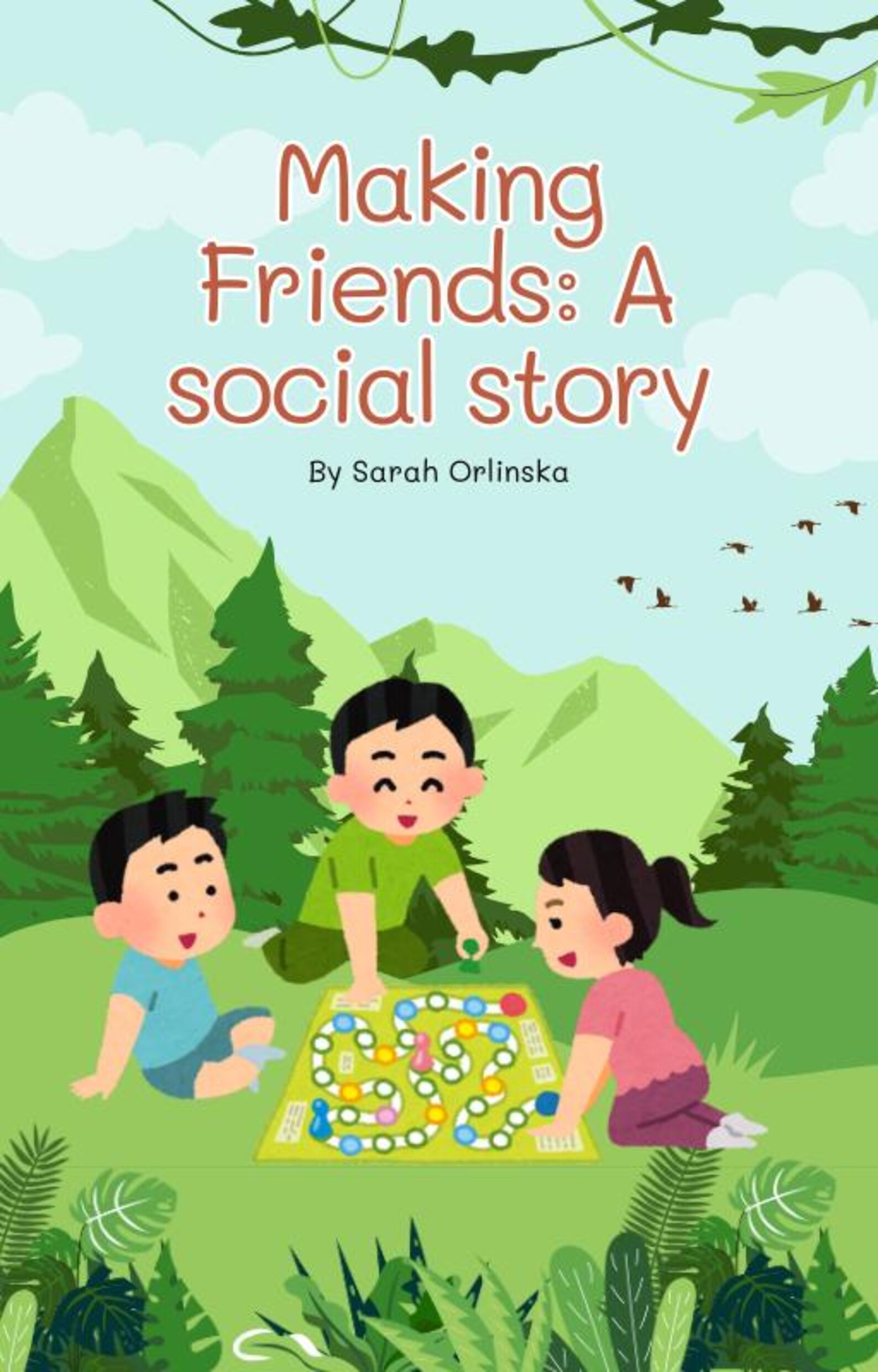 Making Friends-a Social Story-ebook-sen-dyslexia Friendly-12 Pages - Etsy