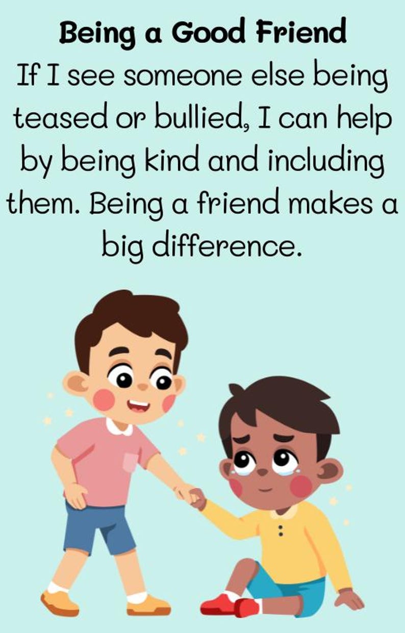 How to Handle Teasing & Bullying – A Social Story for Kids | Digital ...
