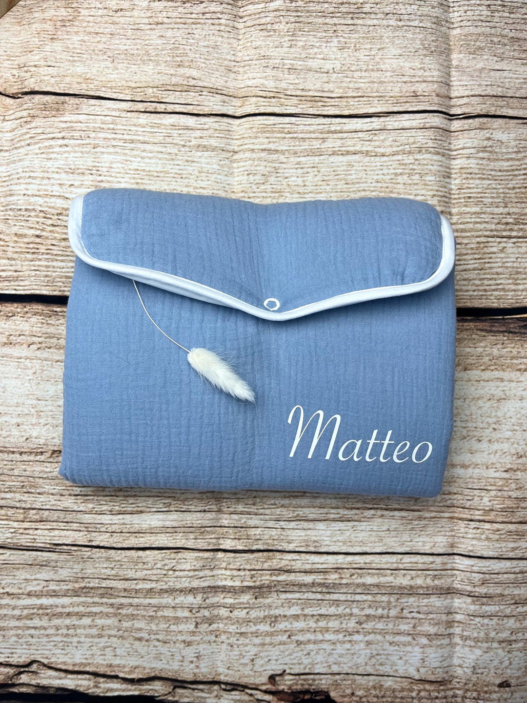 Personalized Cotton Gauze Travel Changing Mat - Changing Mat - Changing ...