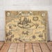 Wizarding World Map Canvas: Vintage Fantasy Art Print - Etsy