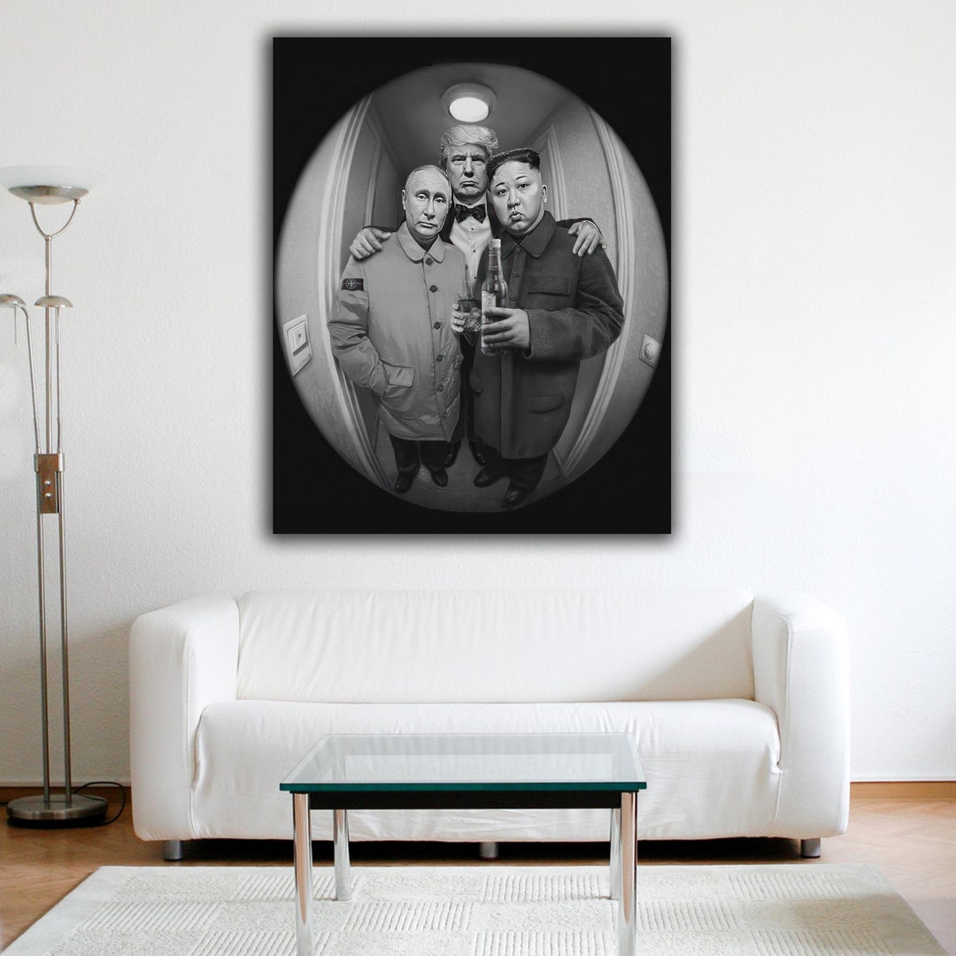 Presidents Groupie Photo, Political Humor, 100% Cotton Canvas Poster - Etsy