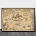 Wizarding World Map Canvas: Vintage Fantasy Art Print - Etsy