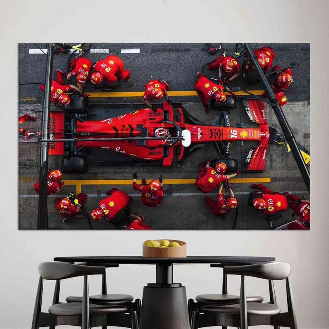 Charles Leclerc, Formula One Pit Stop, Ferrari Poster, Ferrari Lover ...
