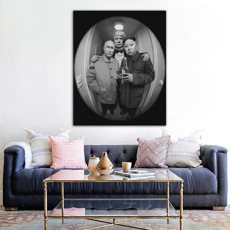 Presidents Groupie Photo, Political Humor, 100% Cotton Canvas Poster - Etsy
