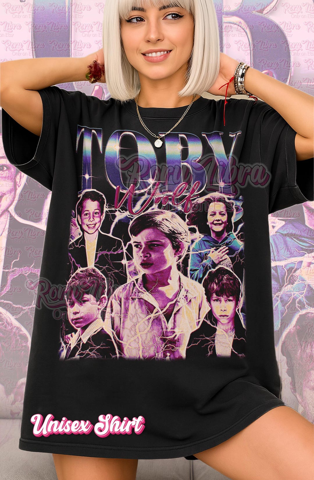 Toby Woolf T-shirt, Vintage Actor Star Celebrity Rising Star Performer ...
