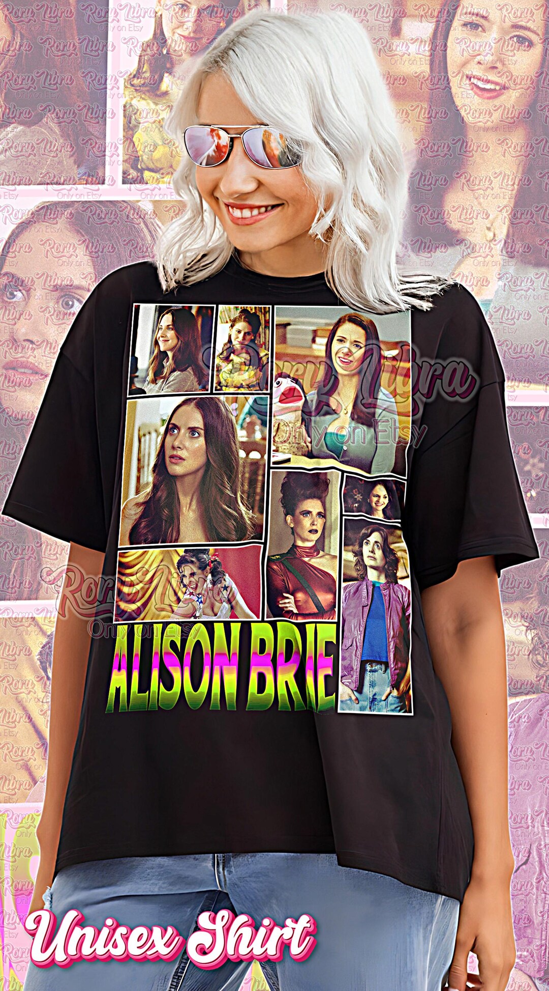 Alison Brie Shirt, Alison Brie Vintage Shirt, Alison Brie Retro Tshirt ...