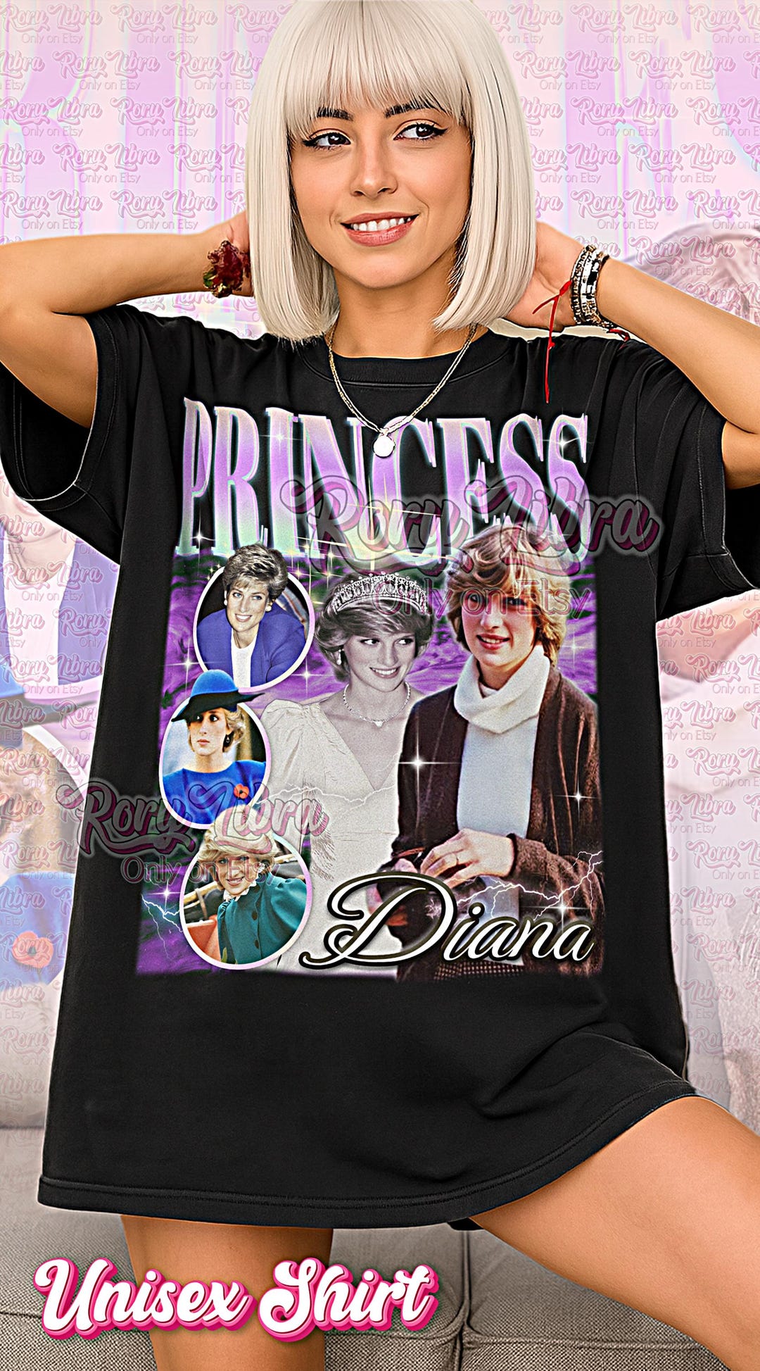 Princess Diana Bootleg Shirt, Princess Diana Retro Tees, People's Queen ...