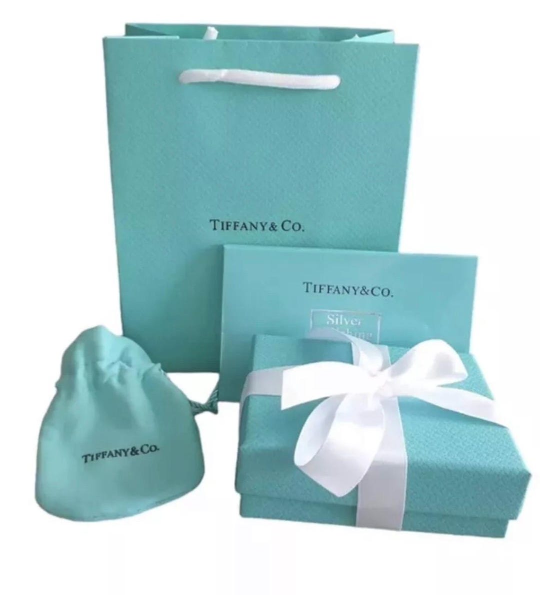 Packaging for Tiffany & Co Style Packaging Including Box, Pouch, Bag ...