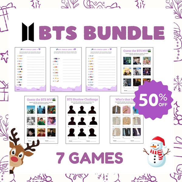 Bts Game - Etsy
