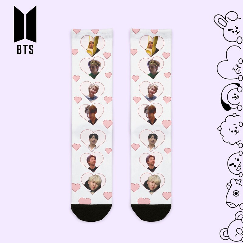 Bts Socks - Etsy