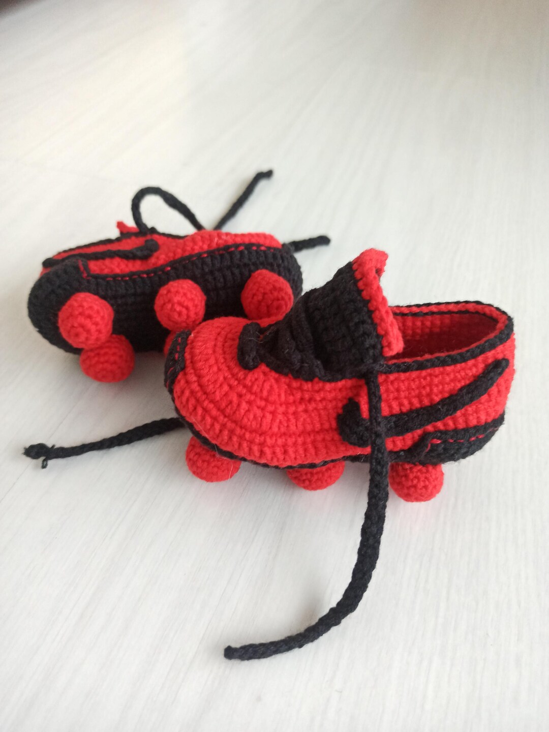 Crochet Baby Soccer Booties: Handmade Cotton Spikes for Babies, Newborn ...