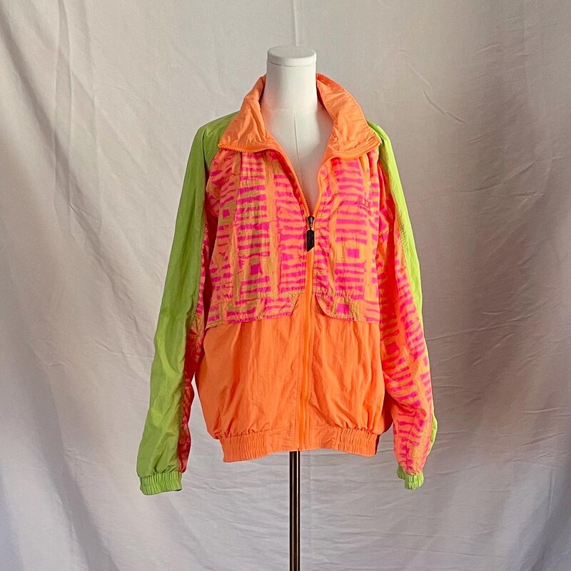 Neon Windbreaker - Etsy