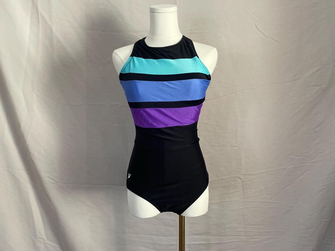 One Piece Bathing Suit Speedo Vintage | 80s 90s Swimsuit | Size Small ...