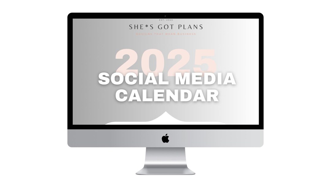 2025 Social Media Calendar, Daily Post Ideas, Posting Challenge ...