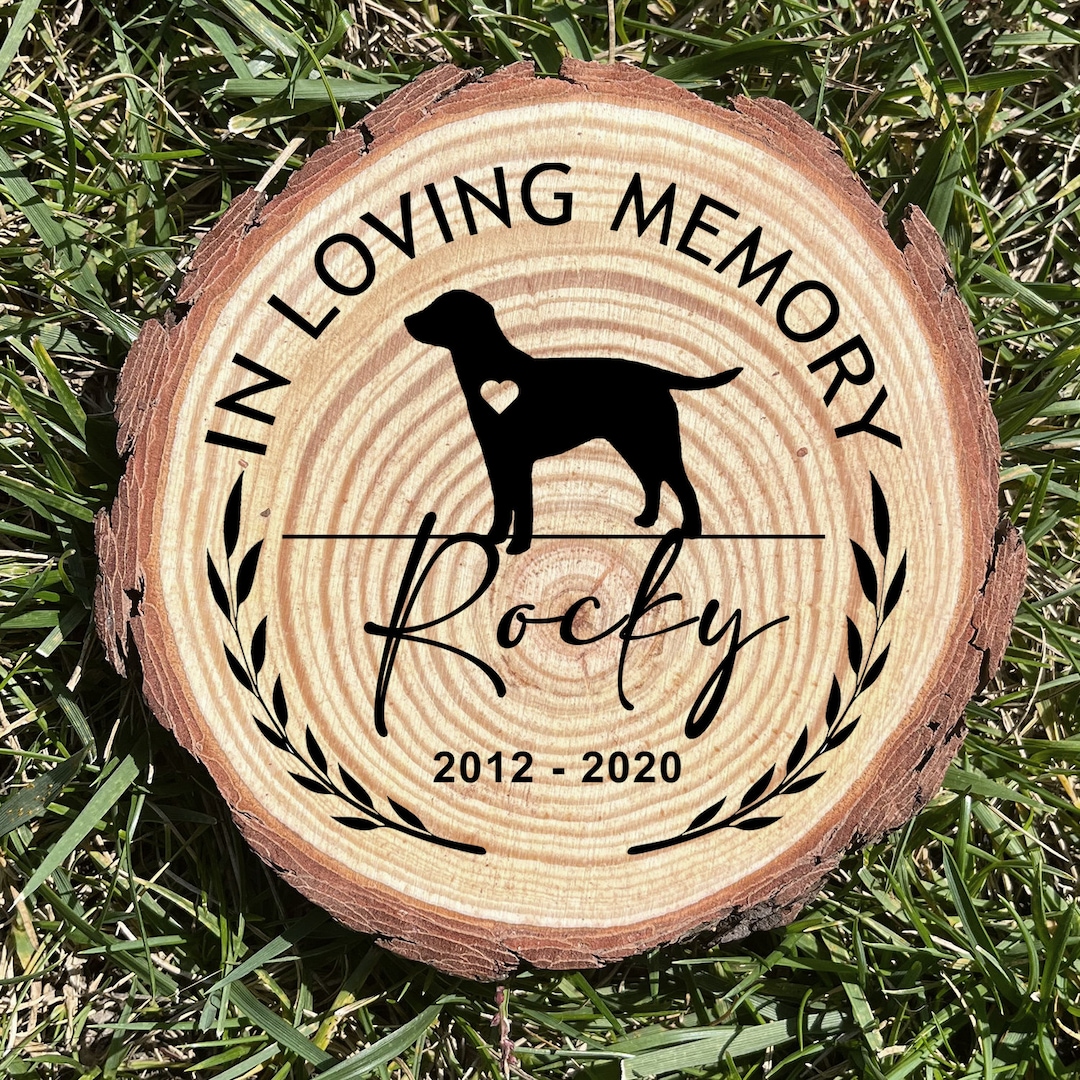 Personalized Pet Memorial Wood Plaque | Personalized Pet Memorial ...
