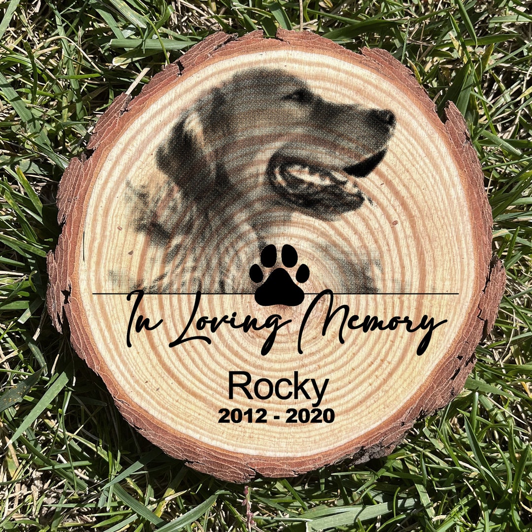 Personalized Pet Memorial Wood Plaque | Personalized Pet Memorial ...
