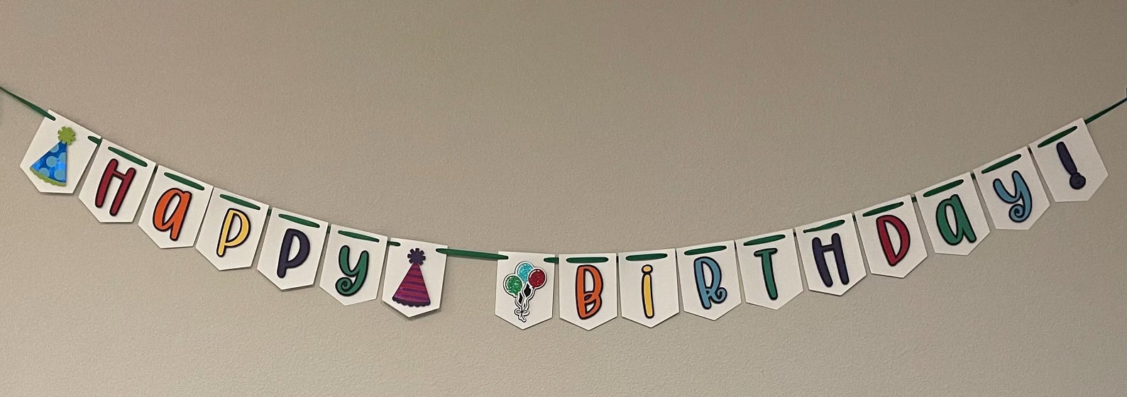 Colorful Happy Birthday Banner! - Etsy