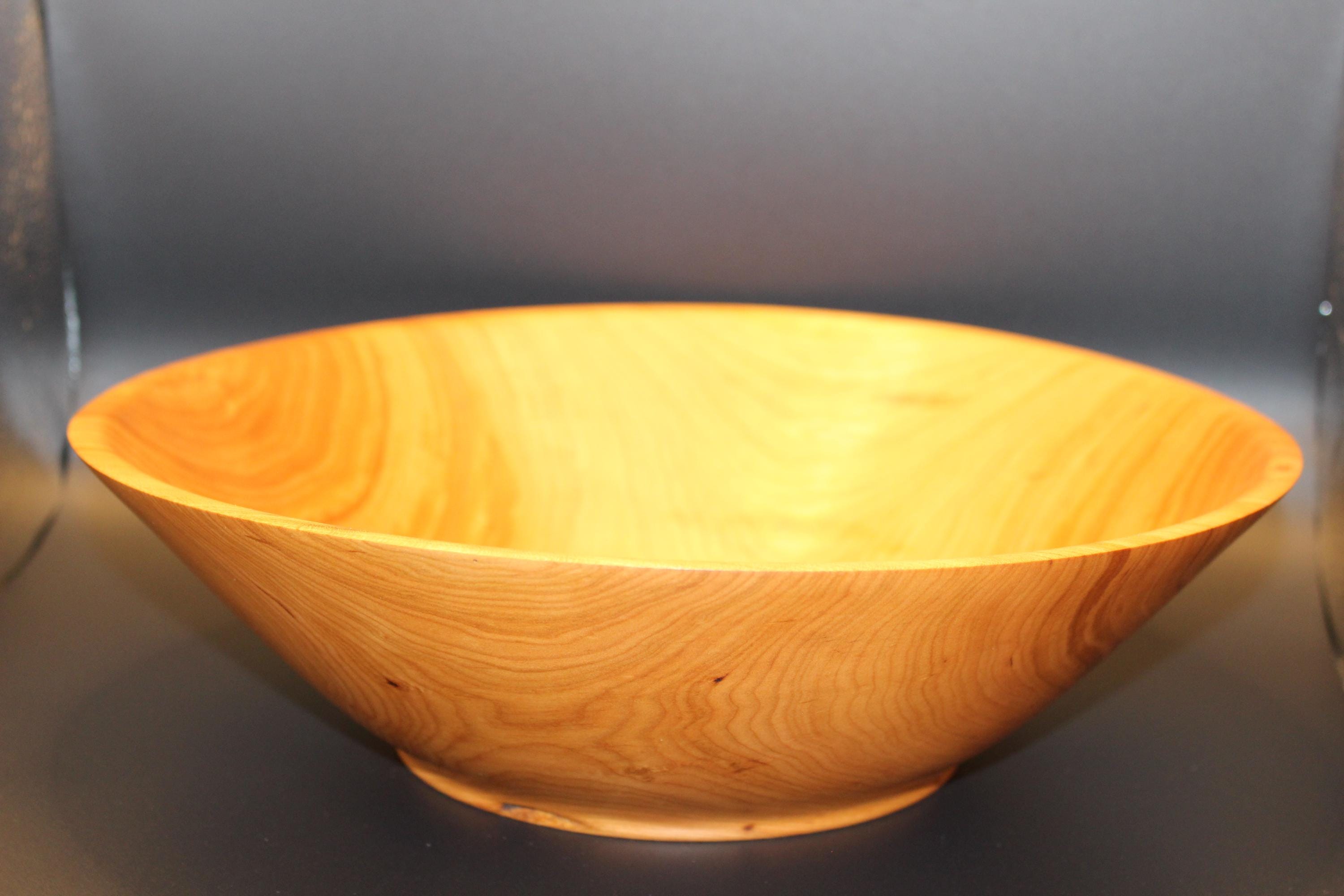 Solid Cherry Bowl 11.5"d X 3.25"h - Made From Solid Cherry and Has Been ...