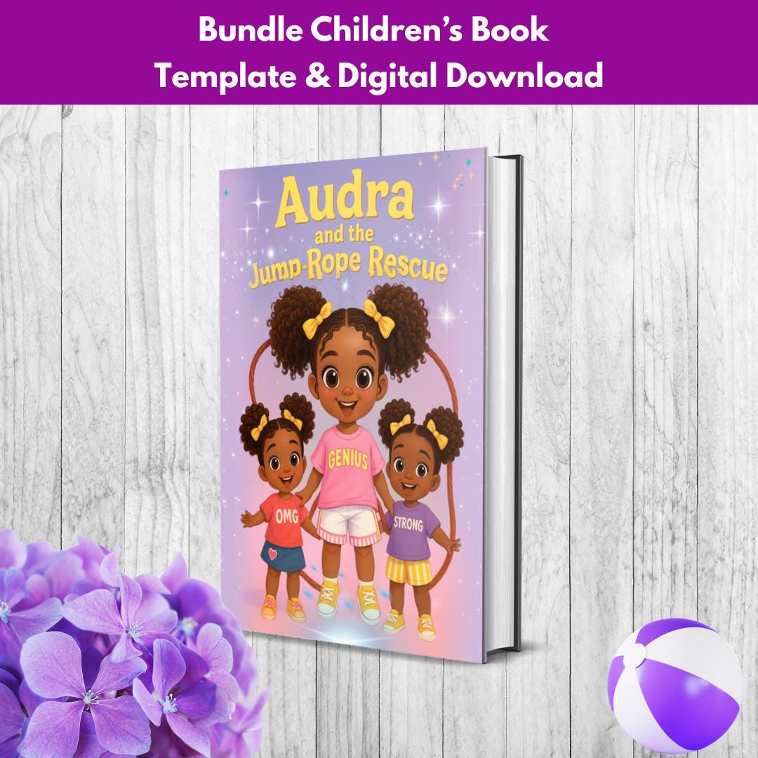 Children's Book Interior Template: Canva KDP, Editable Story (digital ...