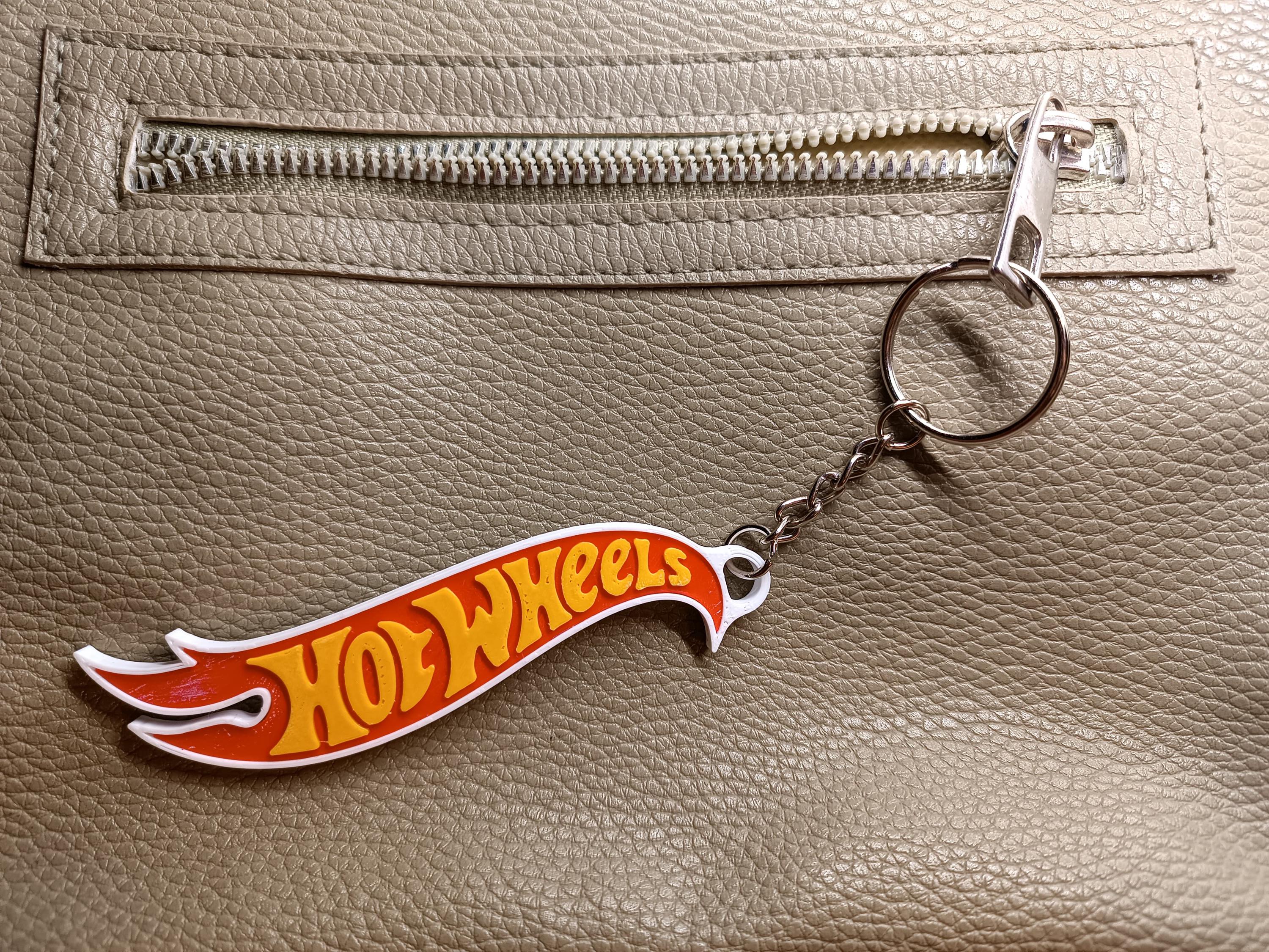 Hot Wheels Themed 3D Printed Keychain, Handmade Collectible Car ...