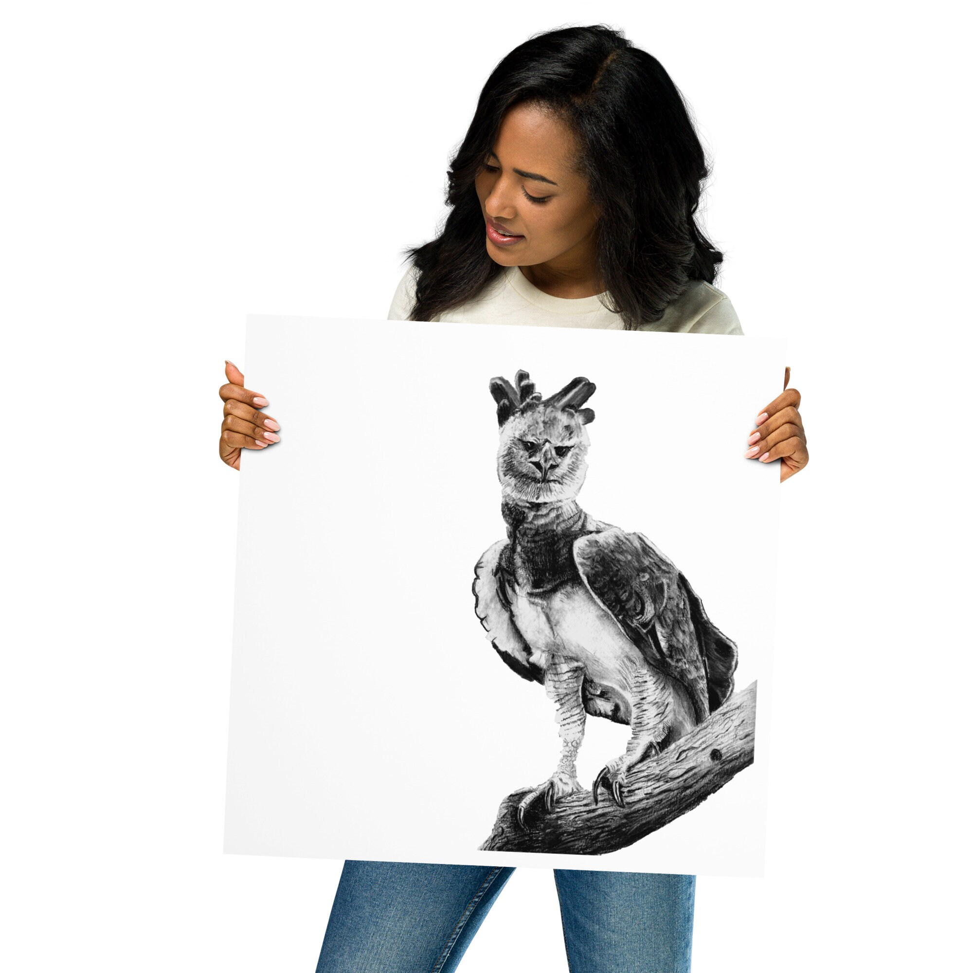 Harpy Eagle Poster - Etsy