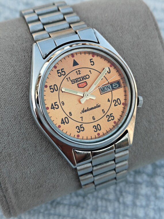 Vintage SEiko 5 automatic wrist watch Railway Timing,… - Gem