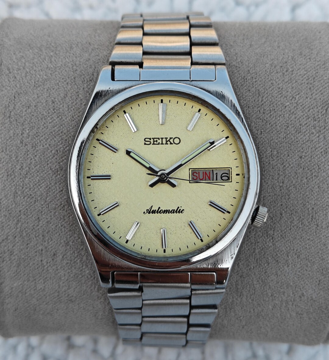 Vintage Seiko Automatic Men's Wrist Watch, Handmade Watch, Classy Watch ...