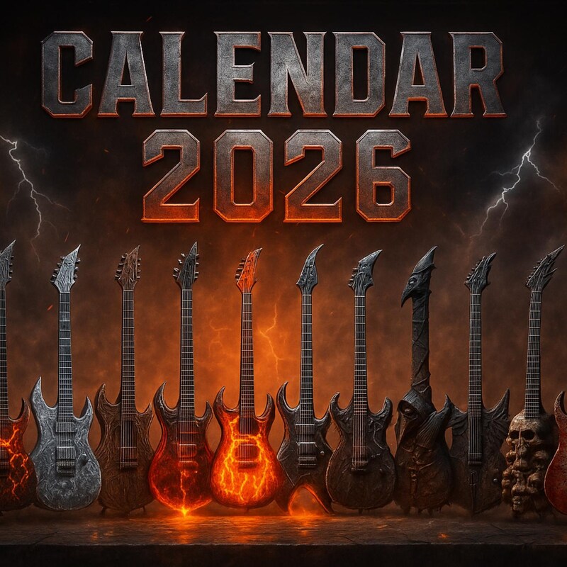 2026 Guitar Calendar - Etsy