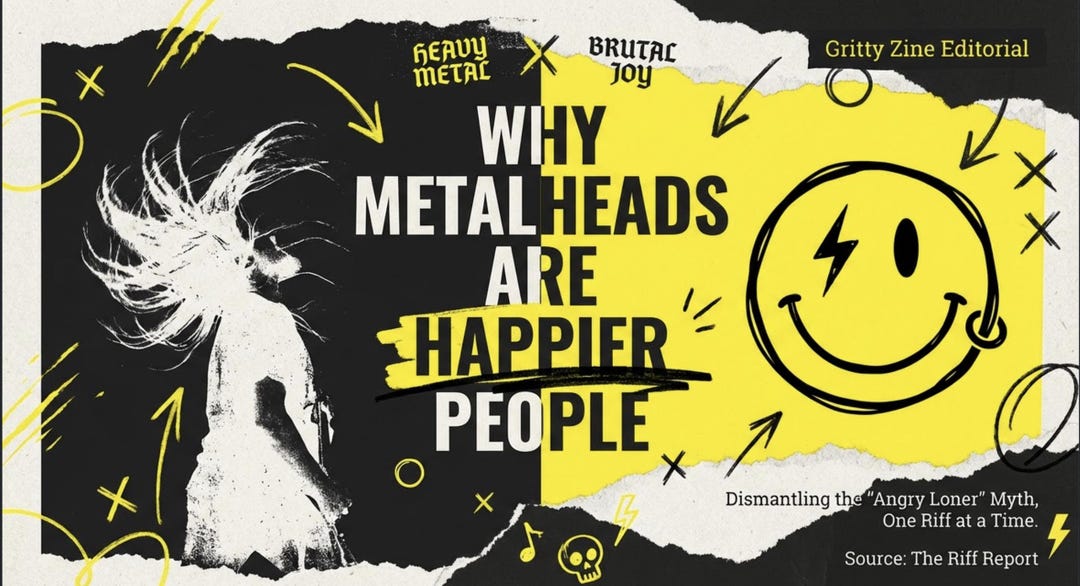 Why Metalheads Are Happier - Digital Zine | Funny Heavy Metal Guide ...