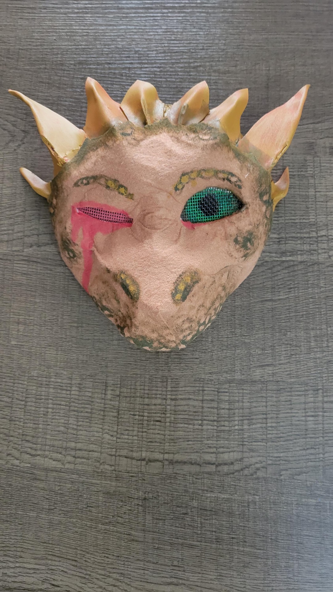 Therian Style Horned Lizard Mask - Etsy