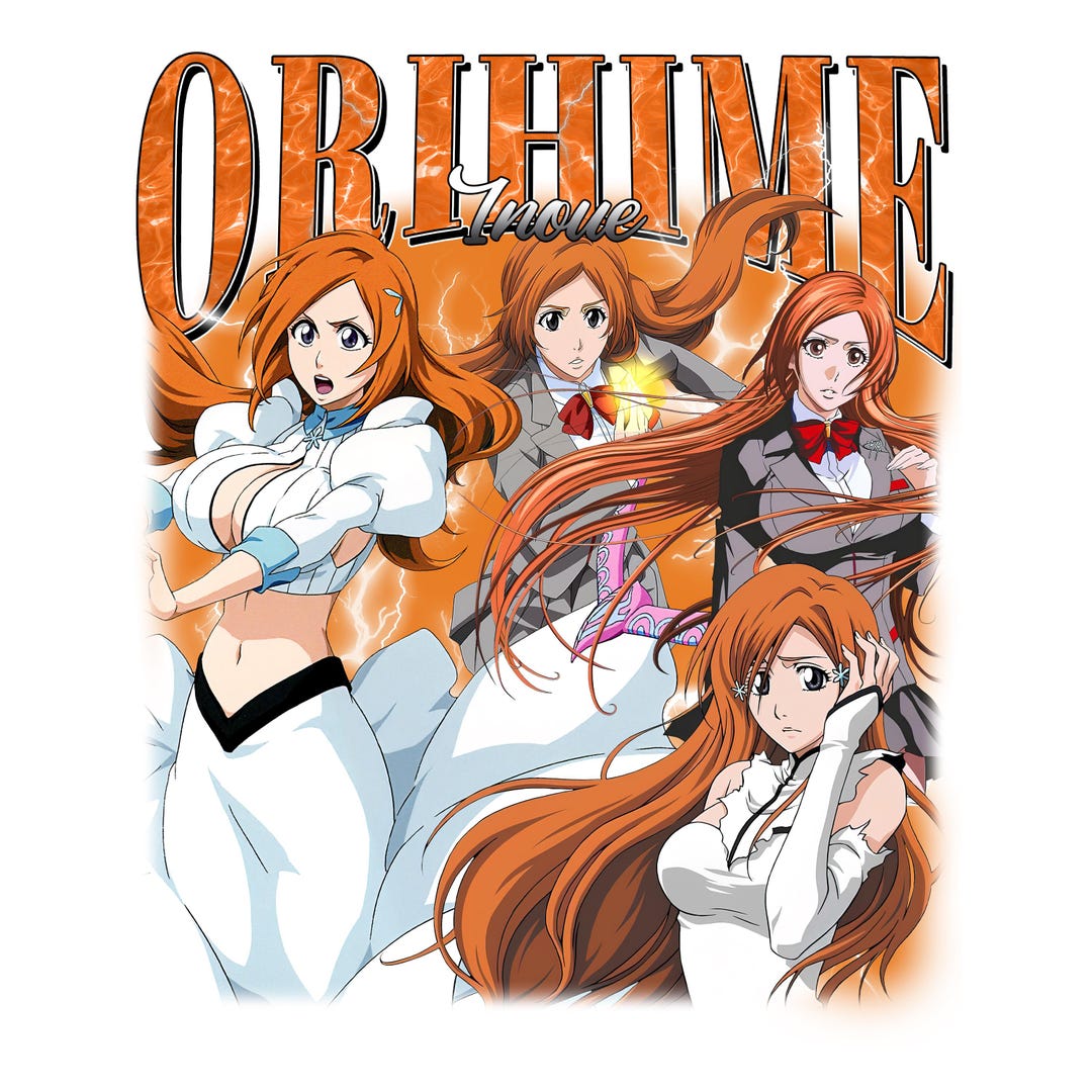 Orihime Inoue Bootleg PNG, Bleach Anime Girl Aesthetic Png, Digital Fan ...