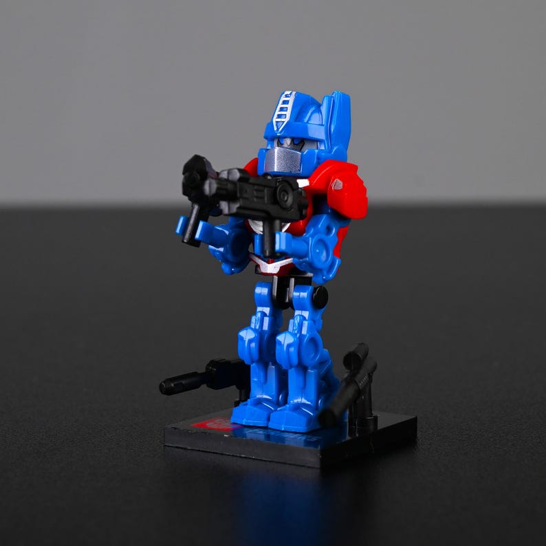 Transformers Optimus Prime Minifigure, Heavy Combat Mech Form, Lego ...