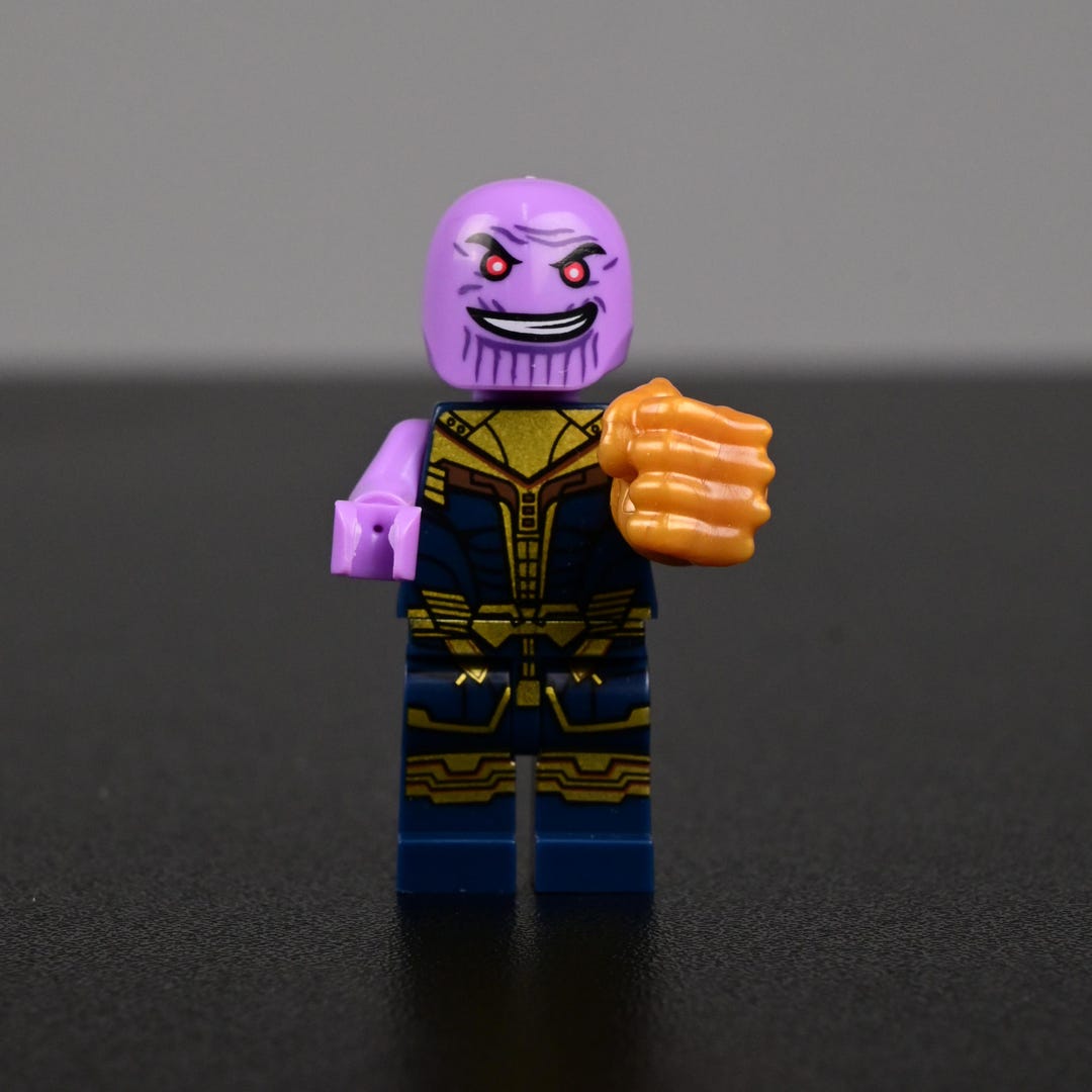 Thanos Minifigure With Wearable Infinity Gauntlet (no Stones), LEGO ...