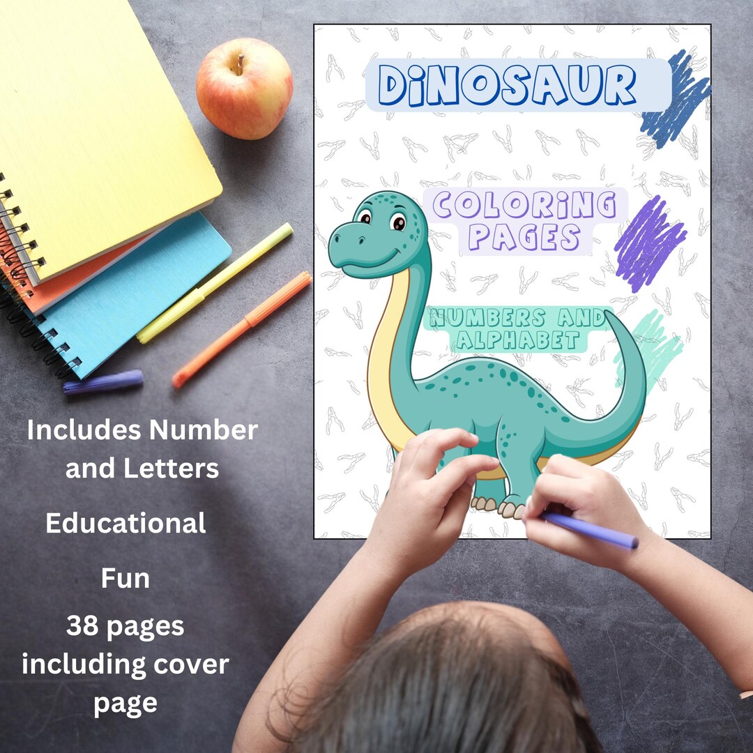 Coloring Pages, Dinosaur Coloring Pages, Alphabet and Number Coloring ...