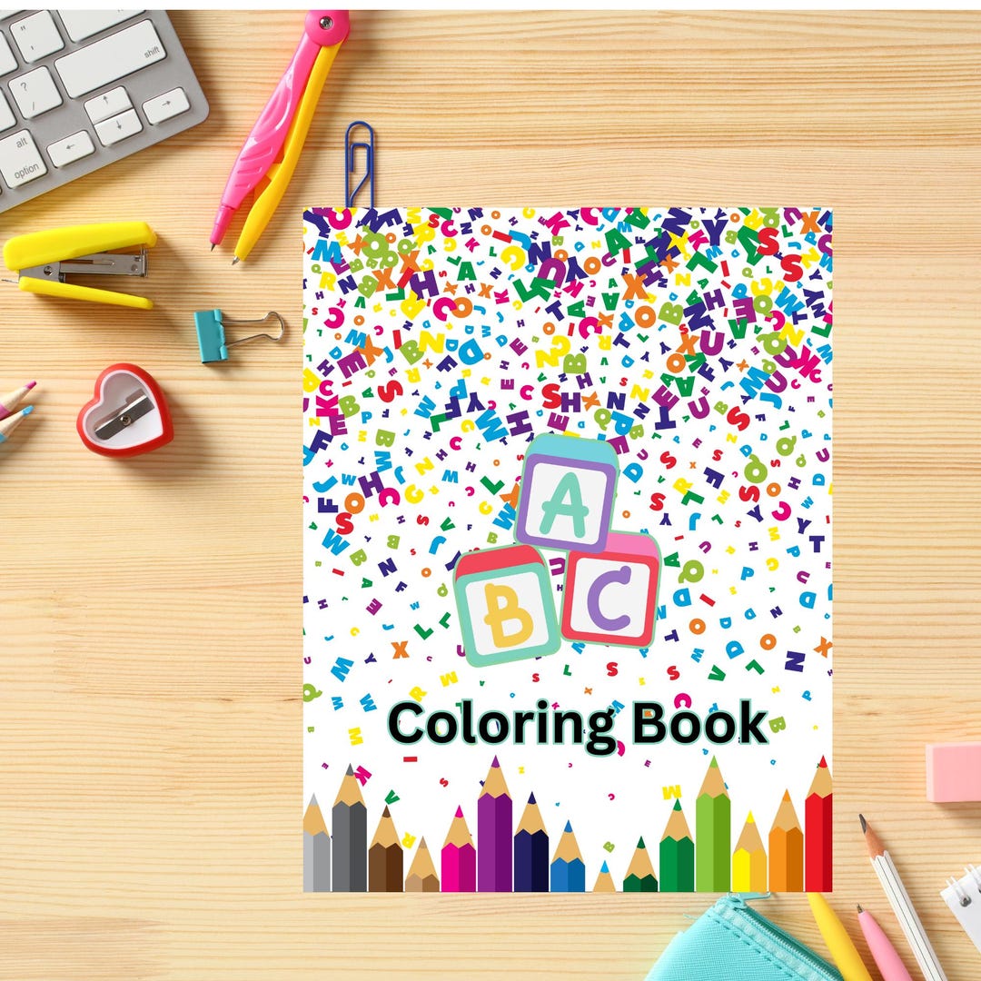 ABC Coloring Pages, Letter Tracing Pages, Alphabet Coloring, Preschool ...