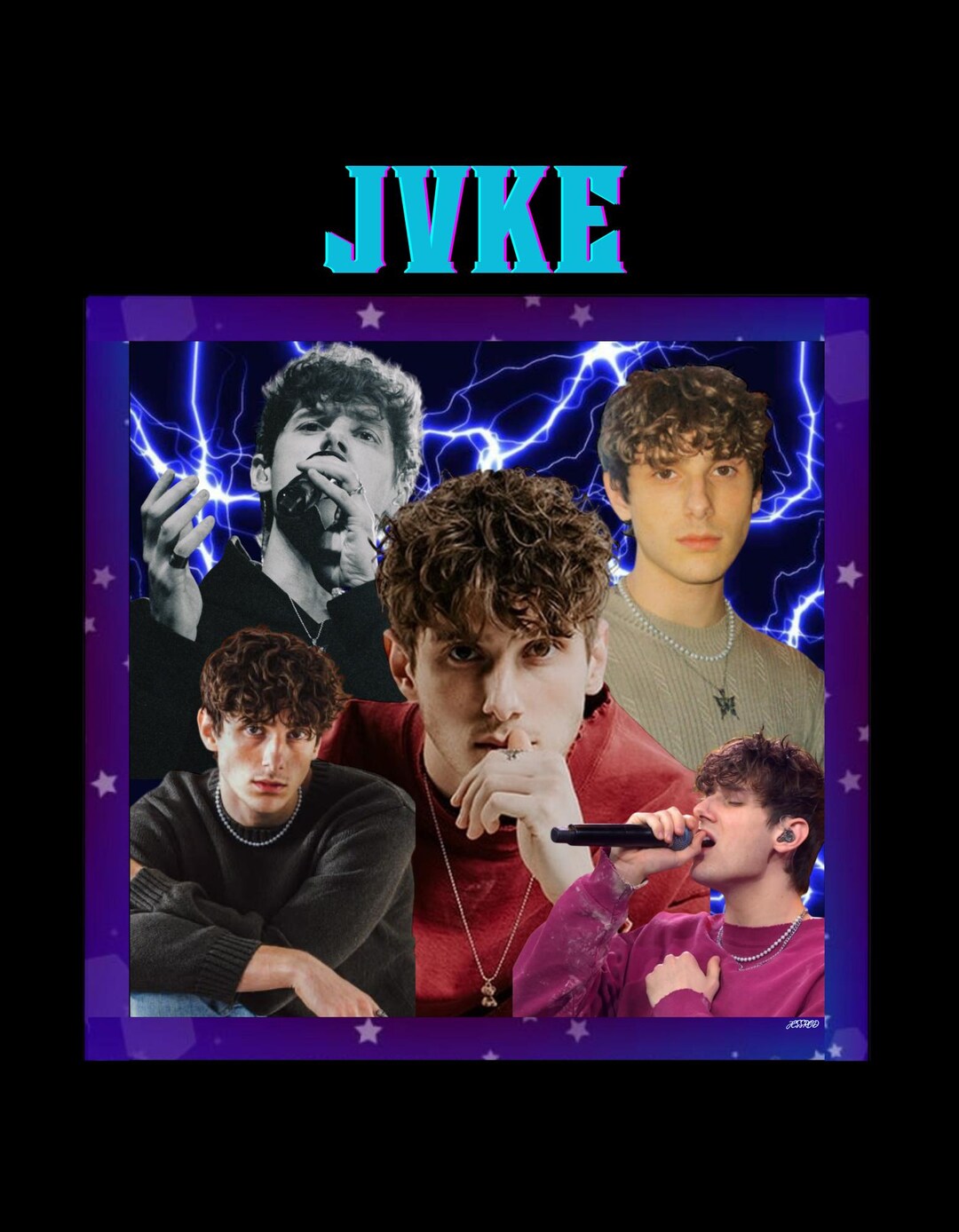 JVKE Digital Print for T-shirt (PNG) - Etsy