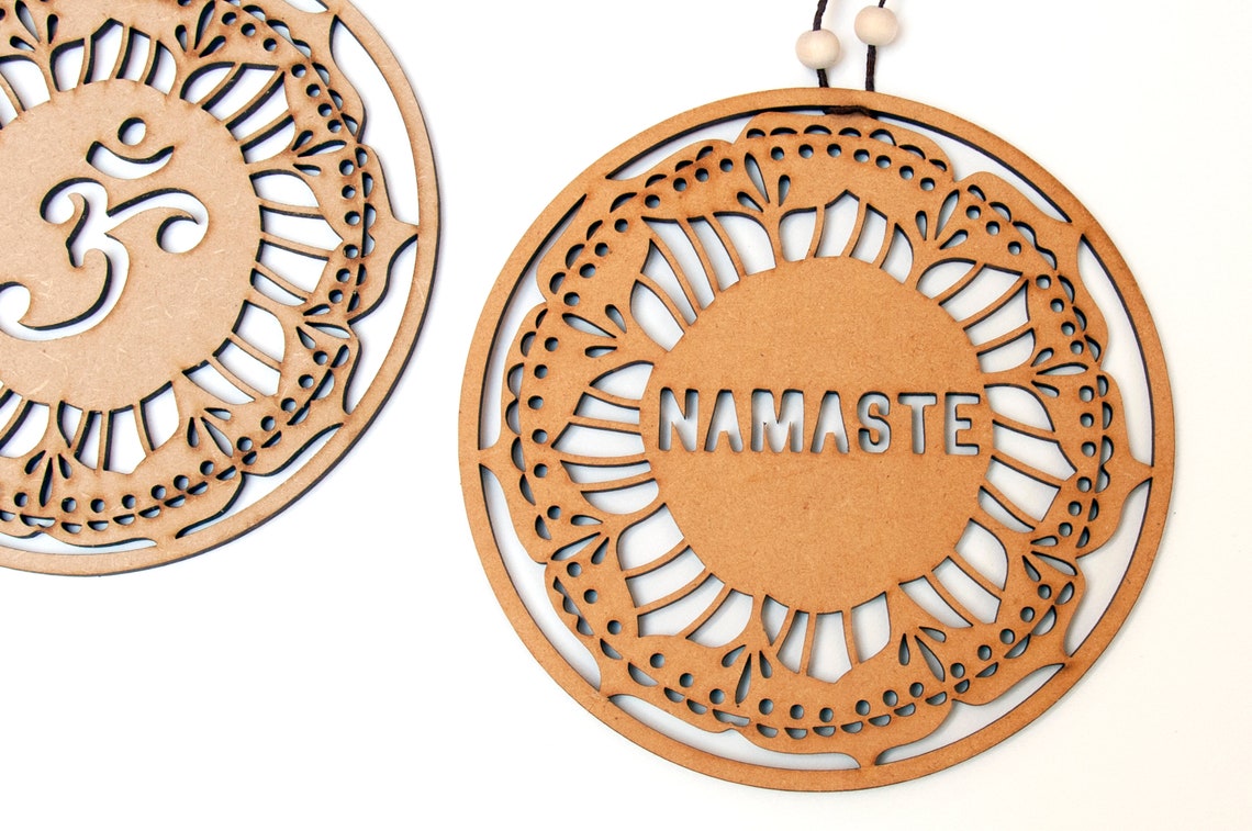 Namaste Sign Namaste Wall Art Namaste Hanging Sign Namaste | Etsy