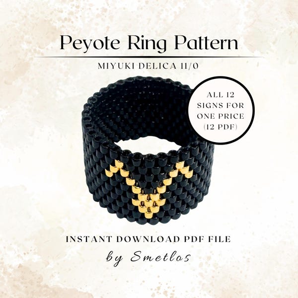 Peyote Ring Pattern - Etsy