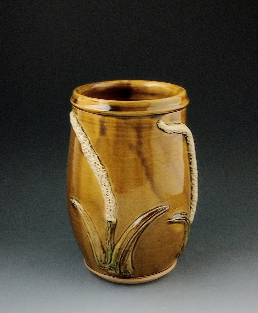 Wildflower Vase Mission Style Craftsman Vase Foyer Vase - Etsy