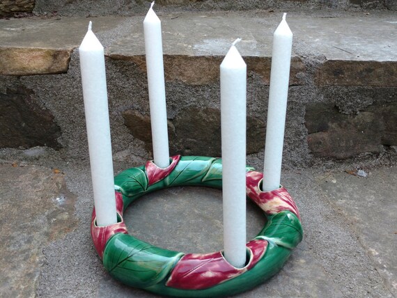 Traditional German Advent Wreath - An Advents Kranz to Count the ...