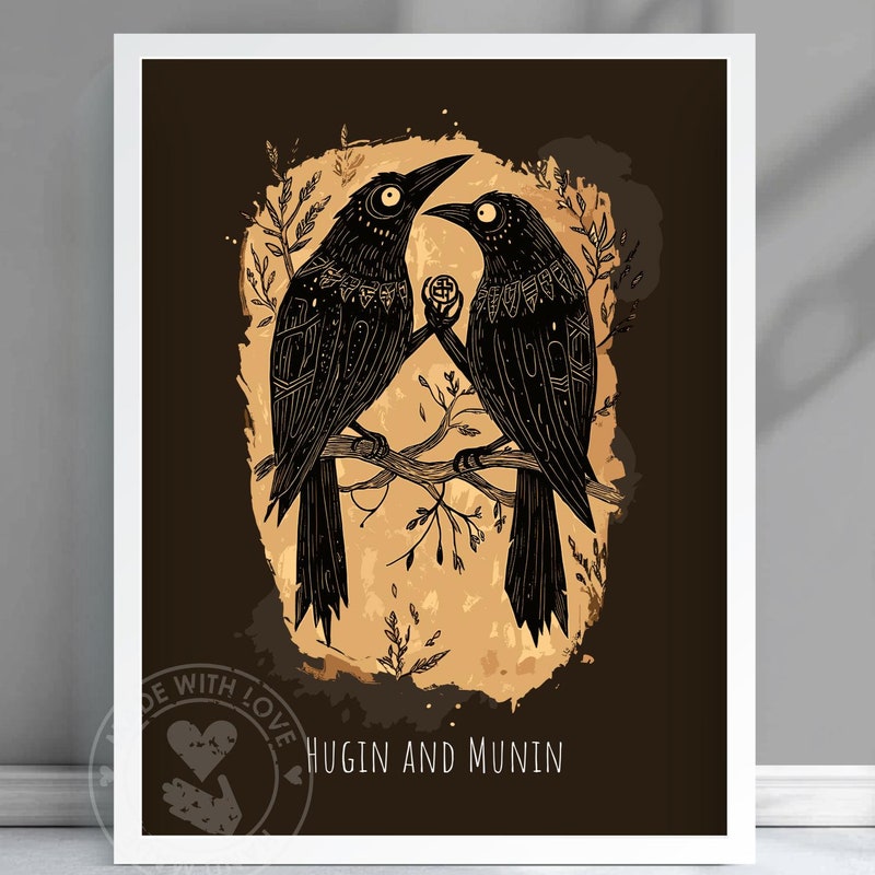 Hugin Munin - Etsy