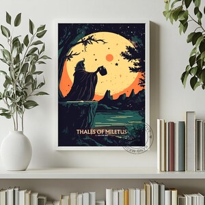 Thales of Miletus Philosopher Print - Philosophy Poster, Stoicism Wall ...