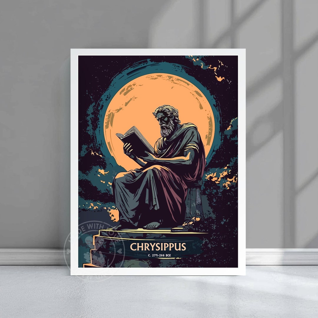 Chrysippus Print: Stoic Philosophy Poster, Greek Wall Art - Etsy