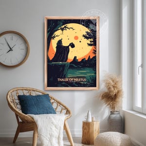 Thales of Miletus Philosopher Print - Philosophy Poster, Stoicism Wall ...